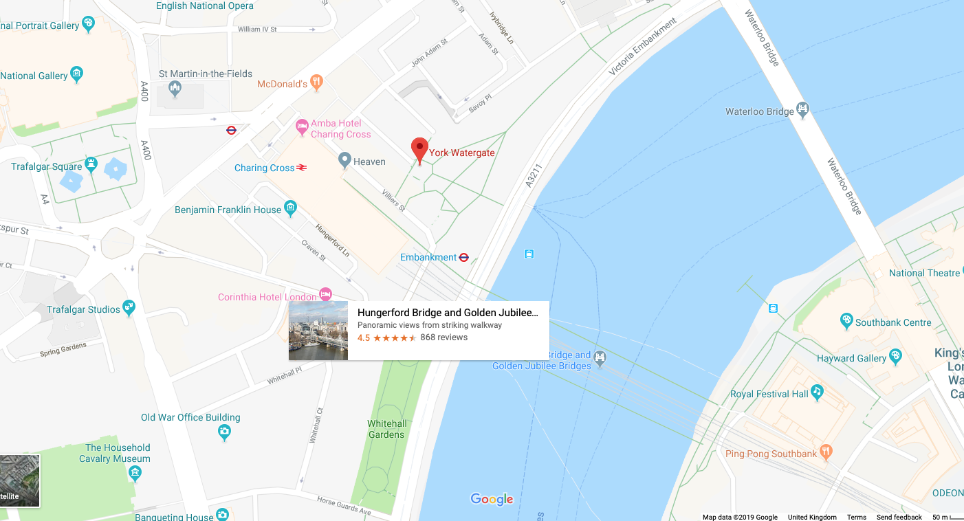 York Watergate – The ceremonial gateway to the River Thames, out of ...