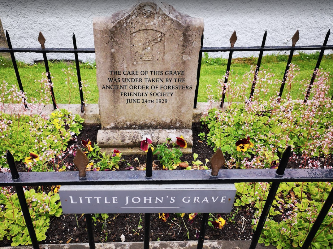The life and grave of Little John of Robin Hood fame. – Stephen Liddell