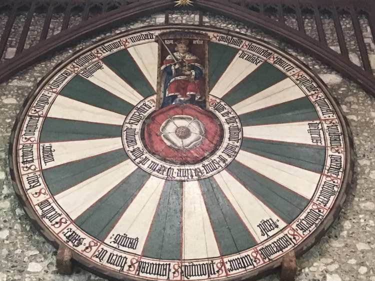 Visiting the table of King Arthur and his Knights at the Great Hall in ...
