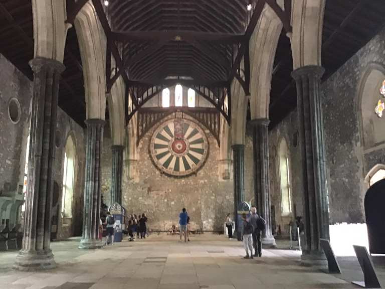 Visiting the table of King Arthur and his Knights at the Great Hall in ...