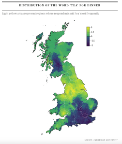 Different words for a bread roll across the U.K. – Stephen Liddell