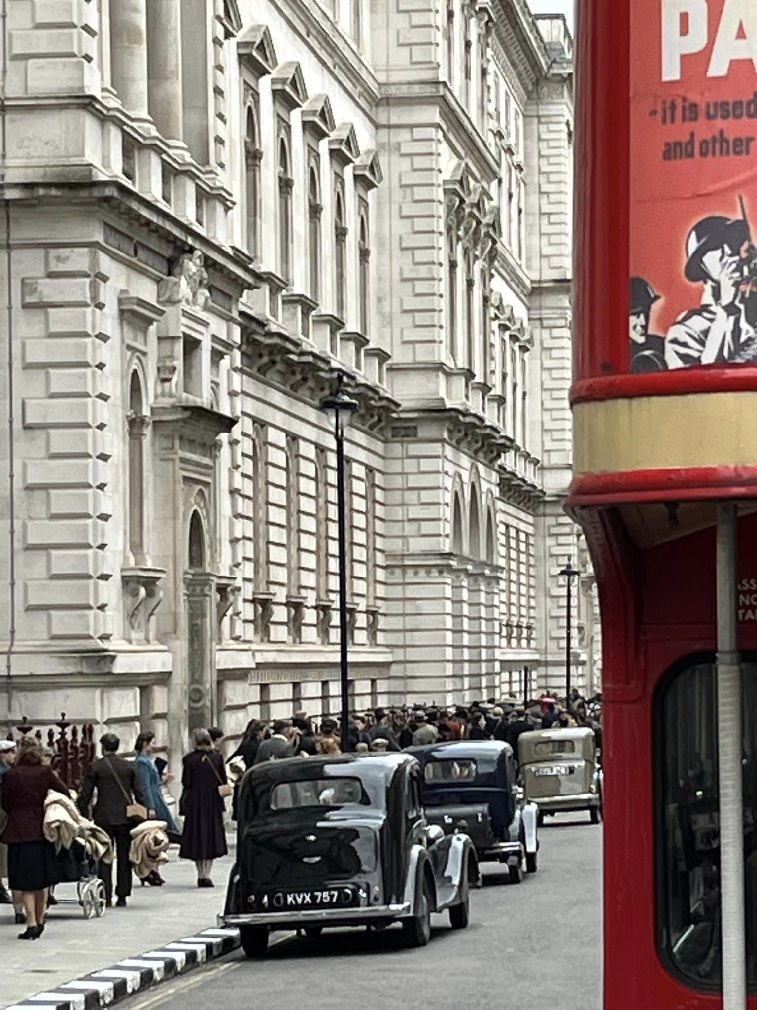 A London street transformed to look like WW2 in The Blitz – Stephen Liddell